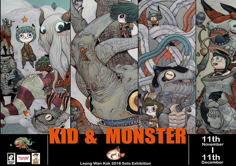 KID & MONSTER Solo Exhibition by 1000Tentacles @ Trendy Gallery (Nov 11 ...