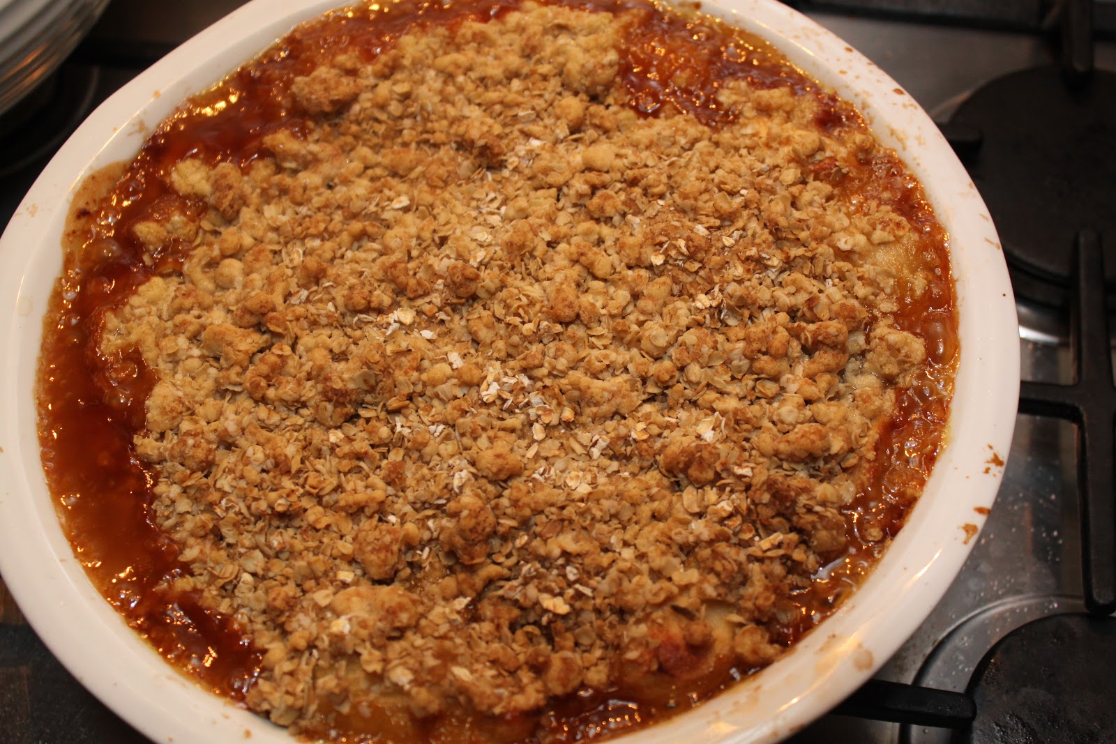Dine at Mine: Toffee Apple Crumble