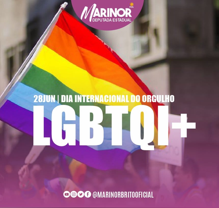 DIA INTERNACIONAL DO ORGULHO LGBTQI+ - Marinor Brito