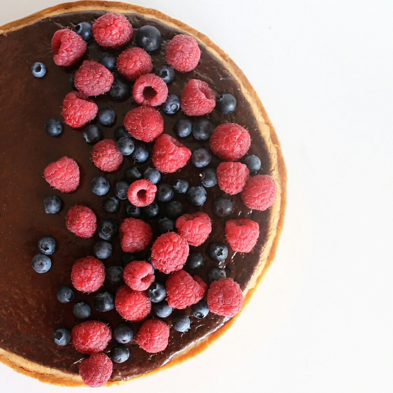BabyB's diary : Tarte au chocolat & fruits rouges