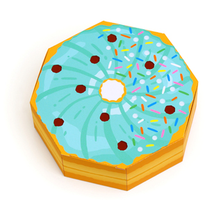 Donut Box Papercraft | Paperized Crafts