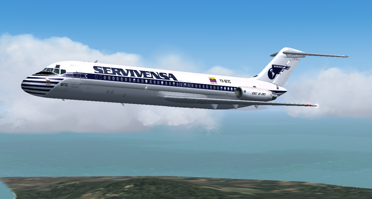 FS2004/FSX] Mcdonnell Douglas DC-9-30 Servivensa YV-817C "El Caníbal"