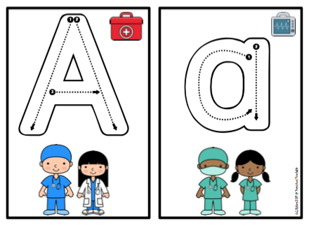 Doctor - Alphabet / Number Cards / Snap Block Mats and More ...
