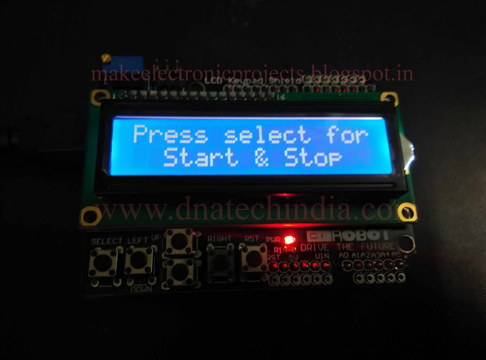 Arduino Based Stopwatch ~ Crazy For Electronics
