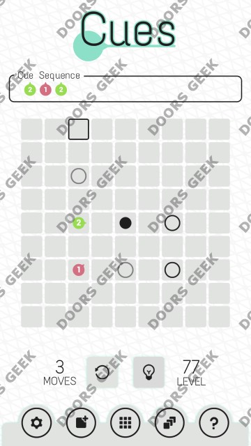 Cues Level 77 Walkthrough ~ Doors Geek