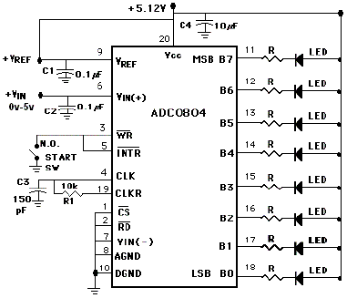 Elektronika _ Listrik: Analog to Digital Converter ( ADC_0804 )