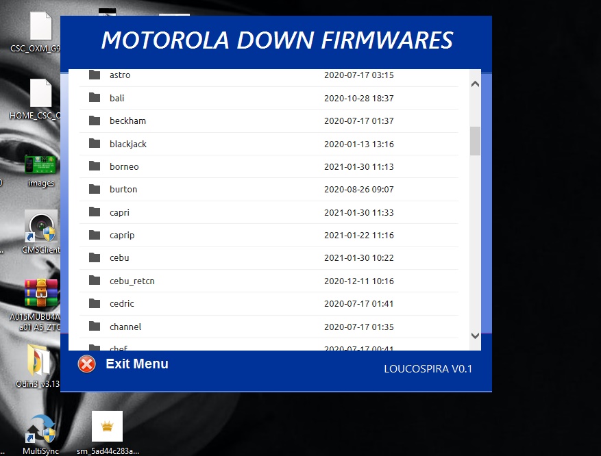 MOTOROLA DOWN FIRMWARES.