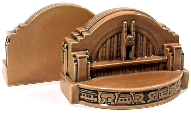 Building Collector: Cincinnati Union Terminal Train Station Bookends by ...