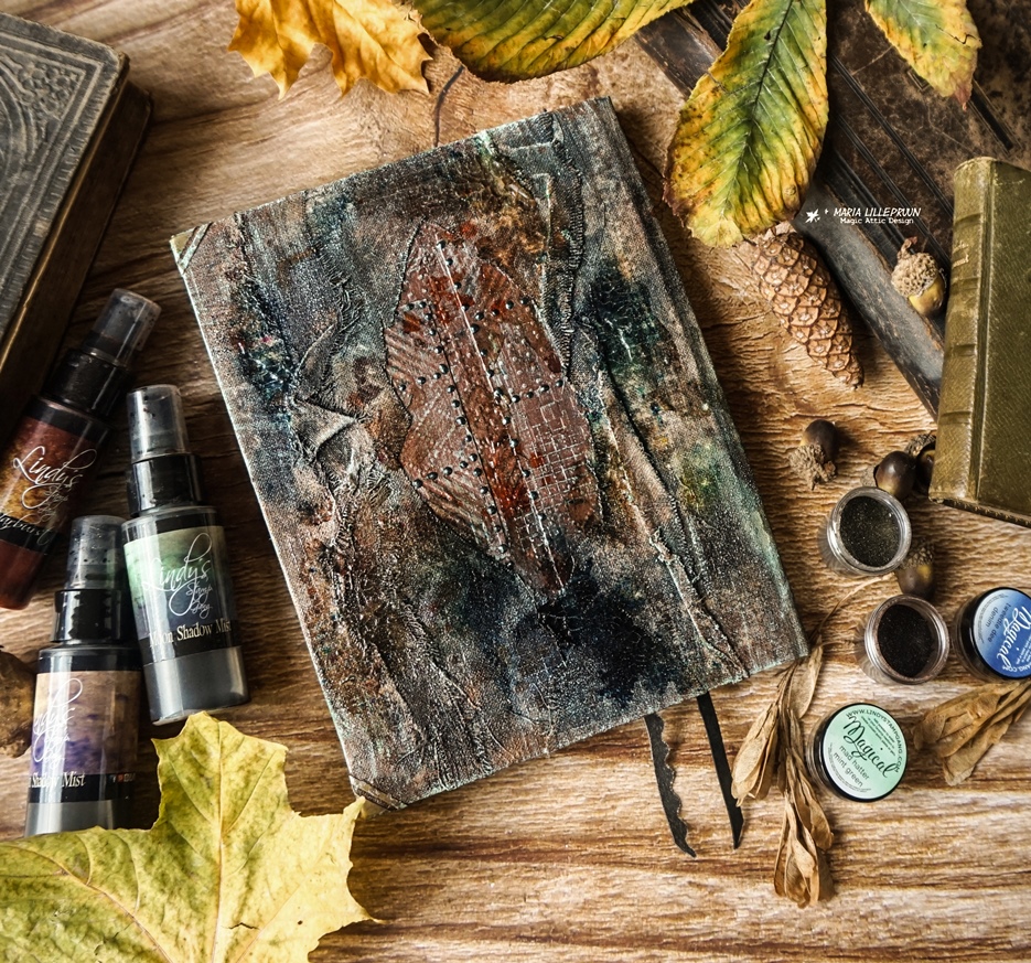 Mini Album Makers Challenge: Masculine Mixed Media Notebook Tutorial by ...