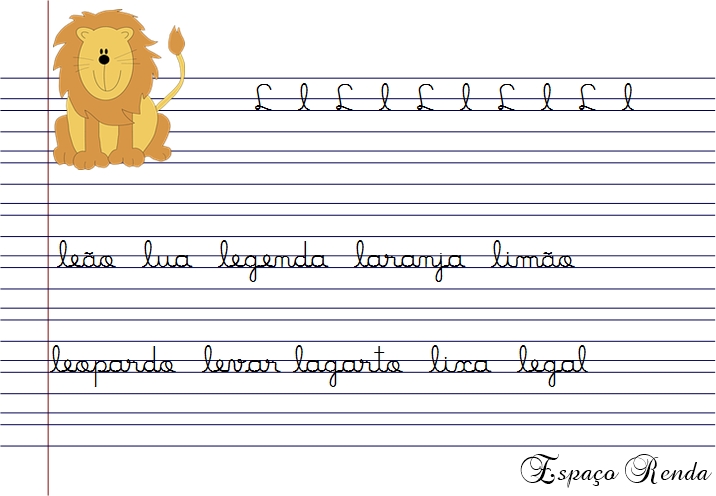 Caderno de caligrafia para baixar