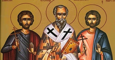 ORTHODOX CHRISTIANITY THEN AND NOW: Holy Martyrs Zenon and Zenas of ...