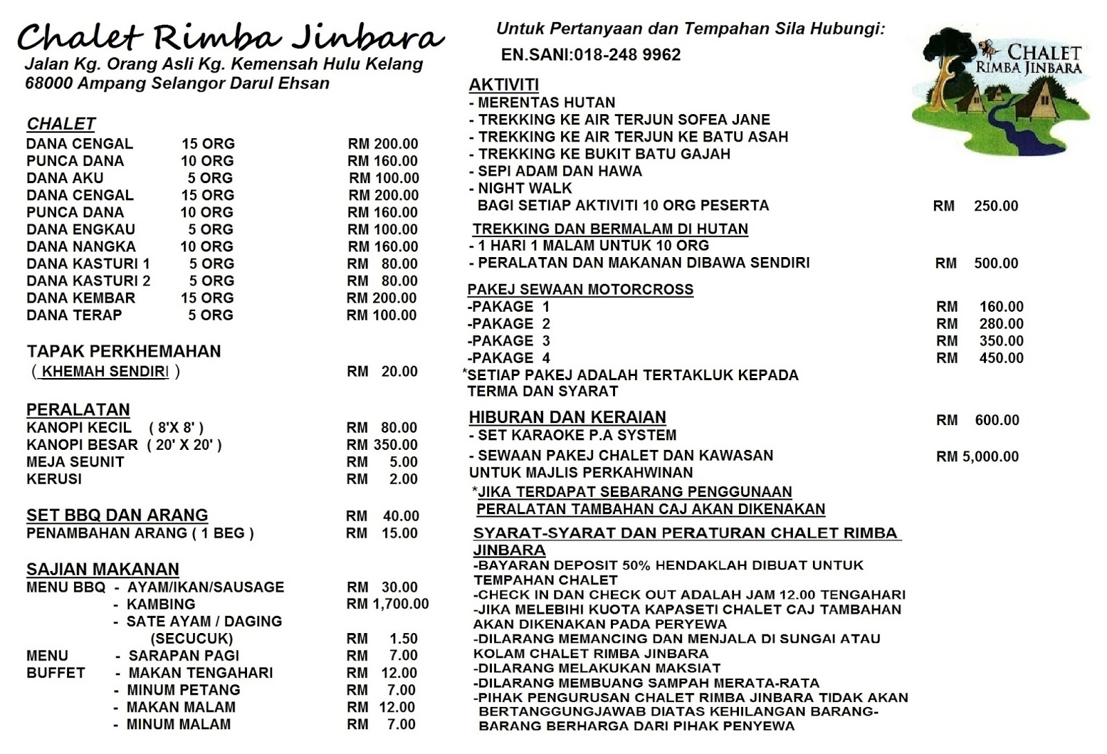 Chalet Rimba Jinbara