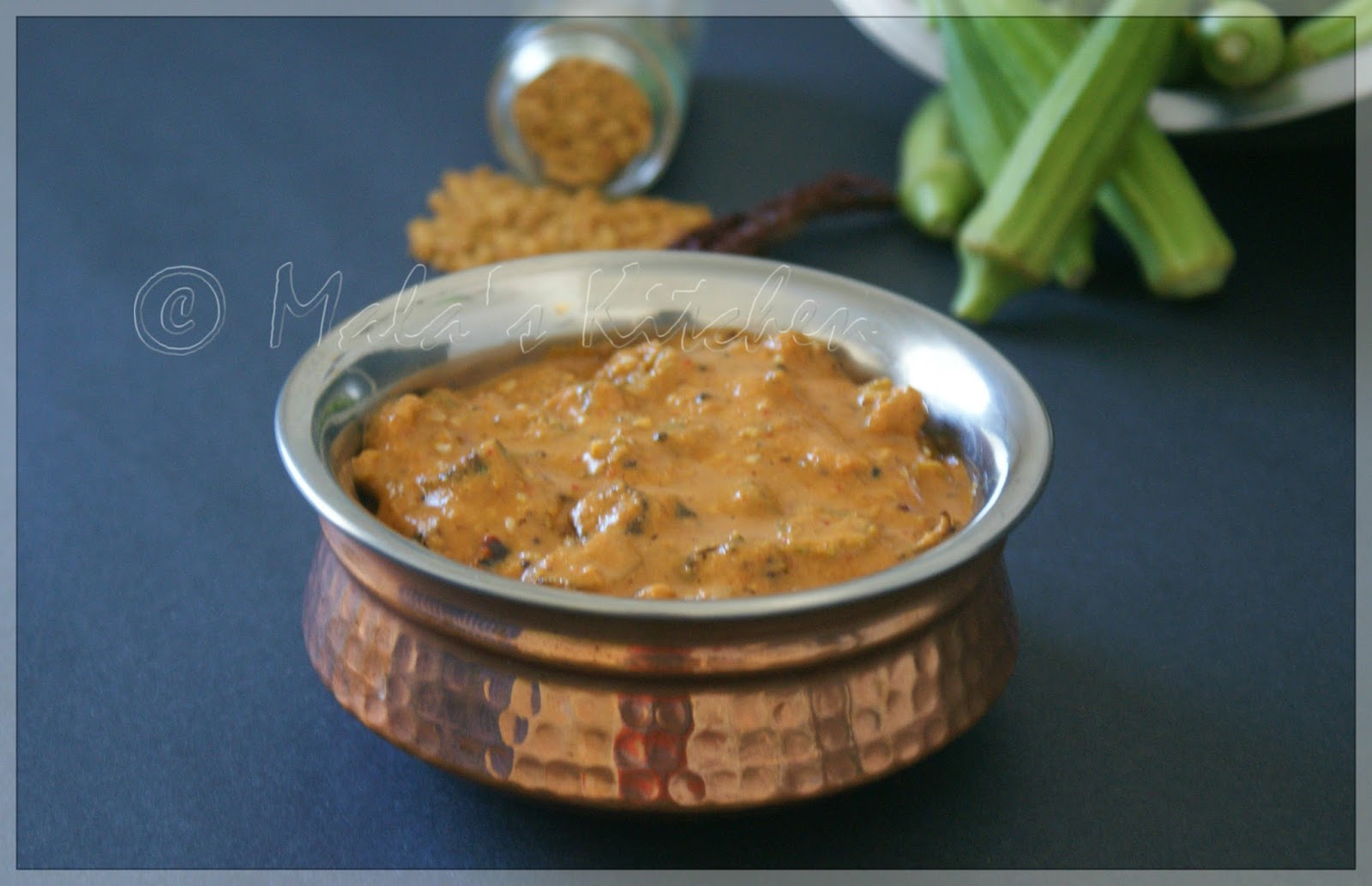 Bhendekayi Gojju - Malas-Kitchen