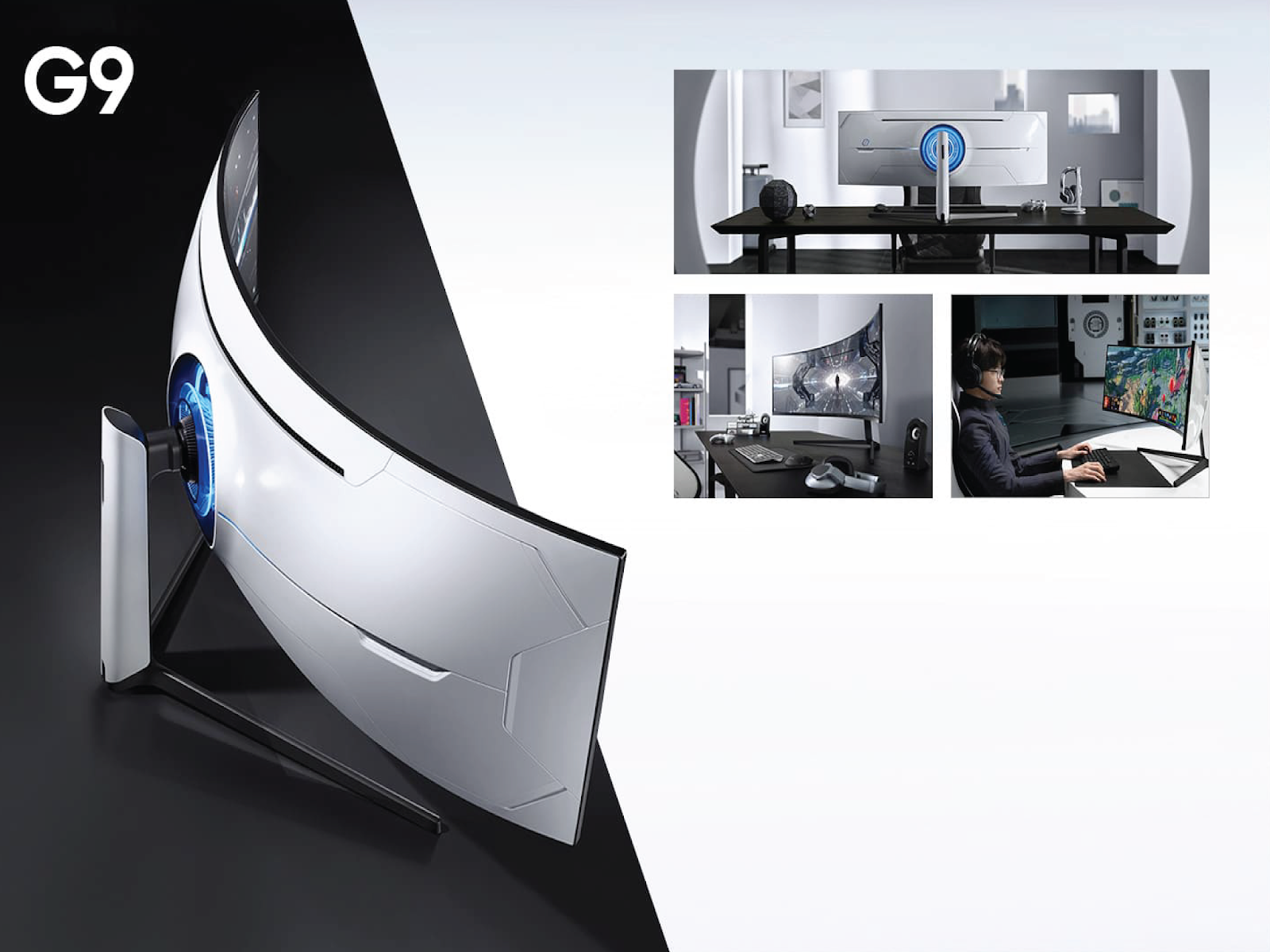 Samsung lanza el Odyssey G9, el monitor curvo para juegos con el mayor ...