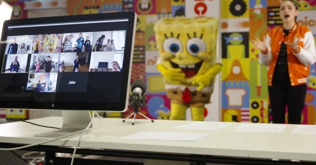 NickALive!: SpongeBob Embarks on Mission to Cheer Aussies Up by Popping ...