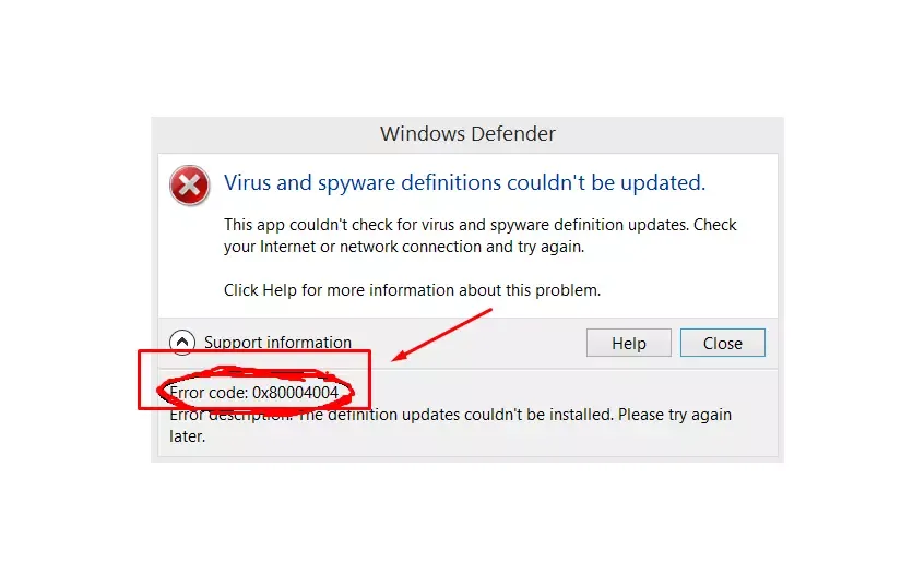 Cara Mengatasi Error Code 0x80004004 Windows Defender Dengan Benar - KOMPUTERX
