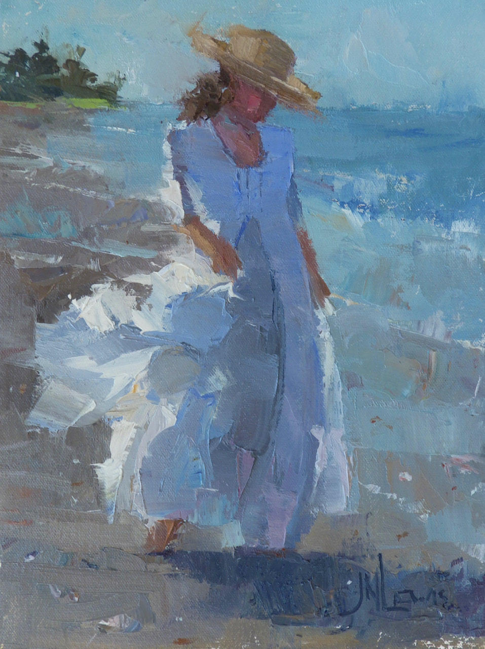 James Nelson-Lewis, 1953 | Romantic Figurative painter | Tutt'Art@