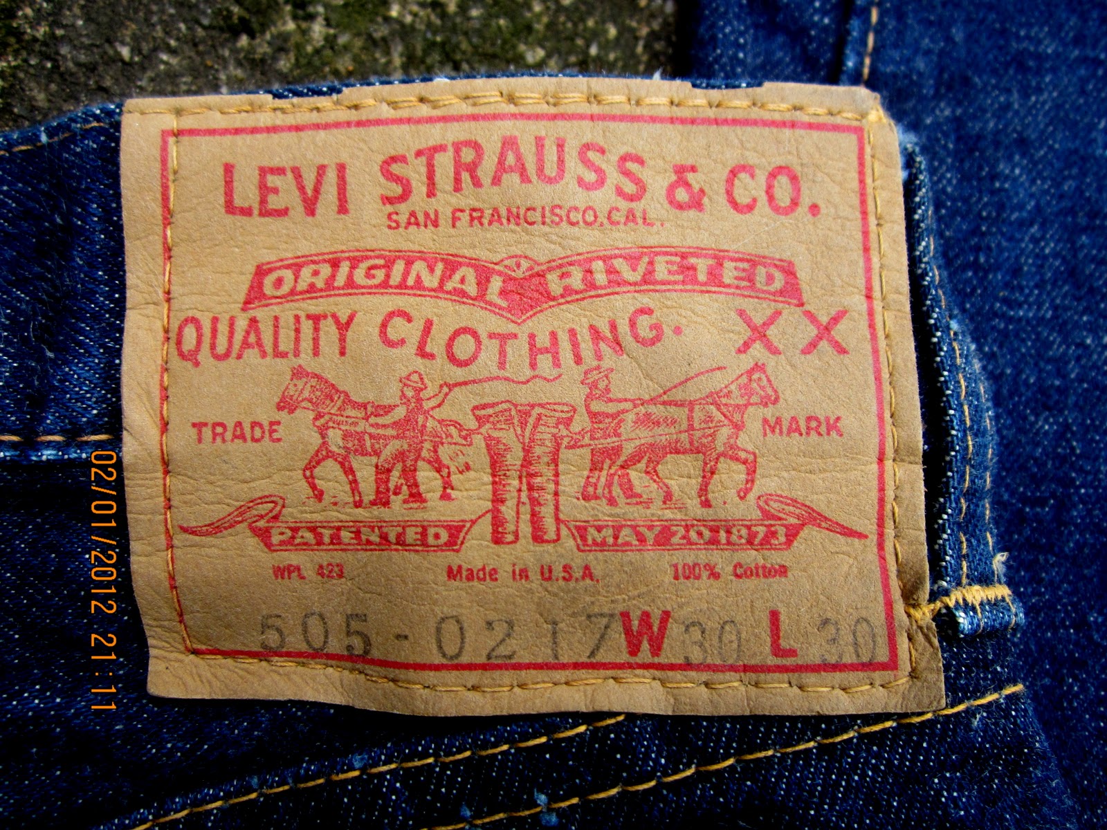 D'vintageBuyer cloth: Vtg 60s LEVI'S Big E 505 30W 30L / Gripper Zipper