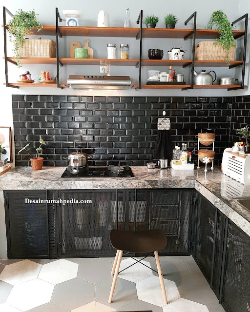 6 Ide Model Rak Dapur Minimalis Biar Dapur Makin Rapi ...