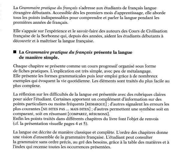 Grammaire pratique du francais en 80 fiches avec exercices corriges PDF