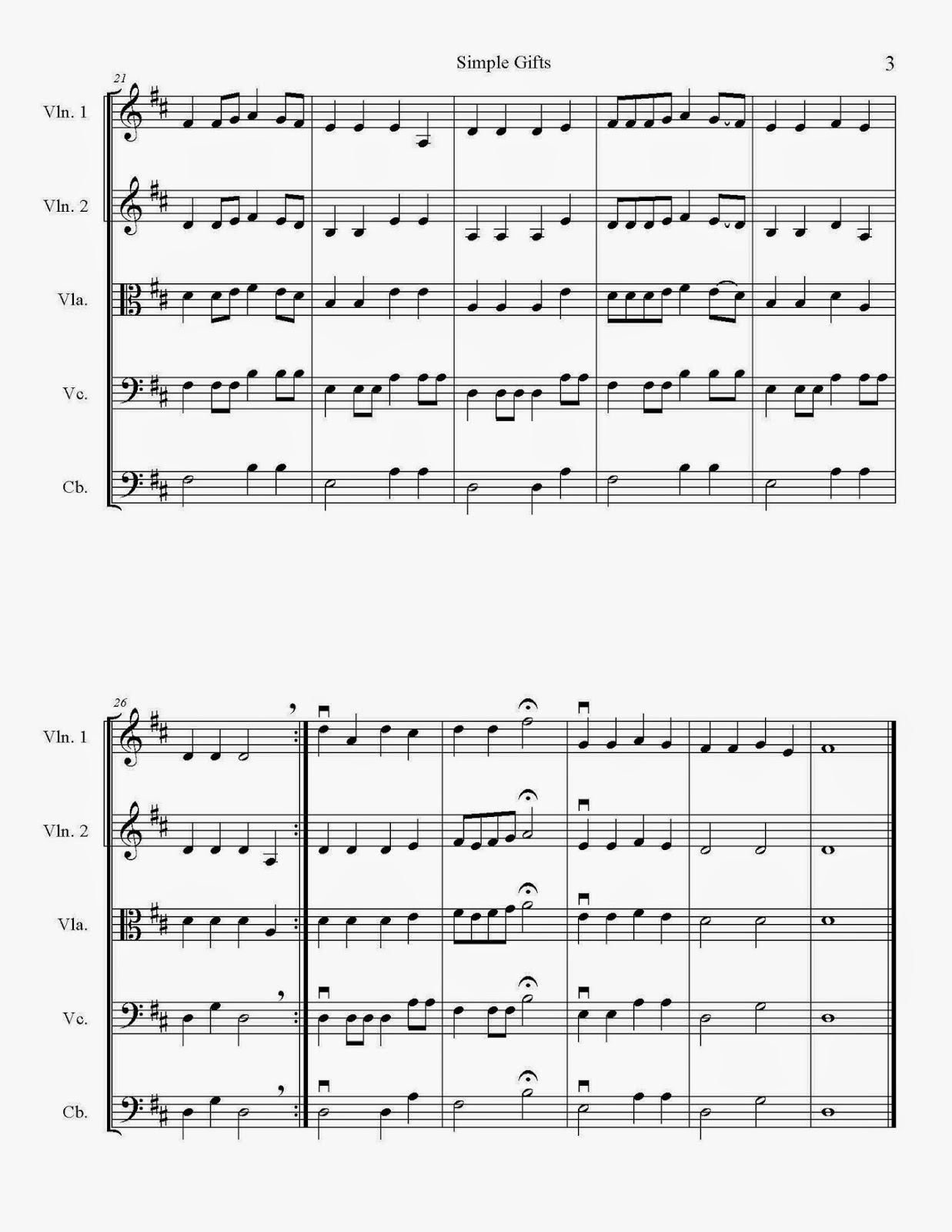 Orchestra Classroom: Simple New Arrangements for String Orchestra