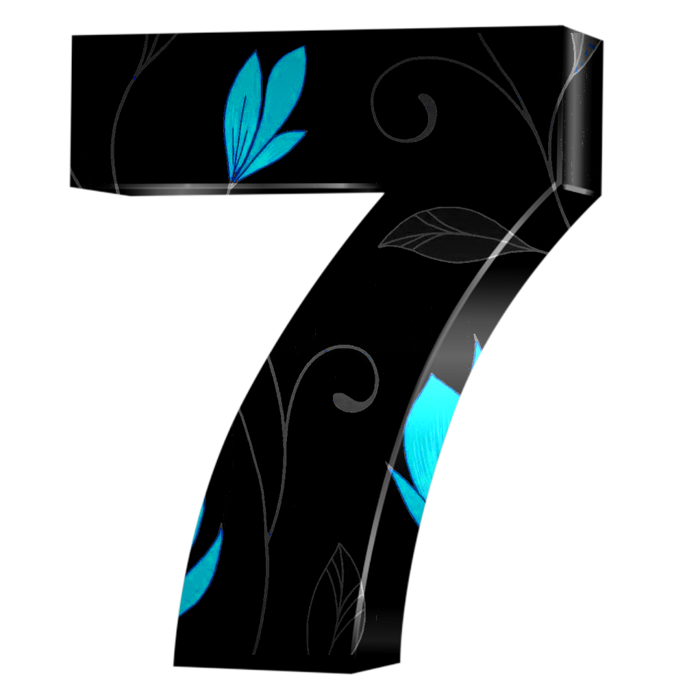 M. Michielin Alphabets: BLUE FLORAL FLOWER ALPHABET, NUMBERS, ICONS PNG ...