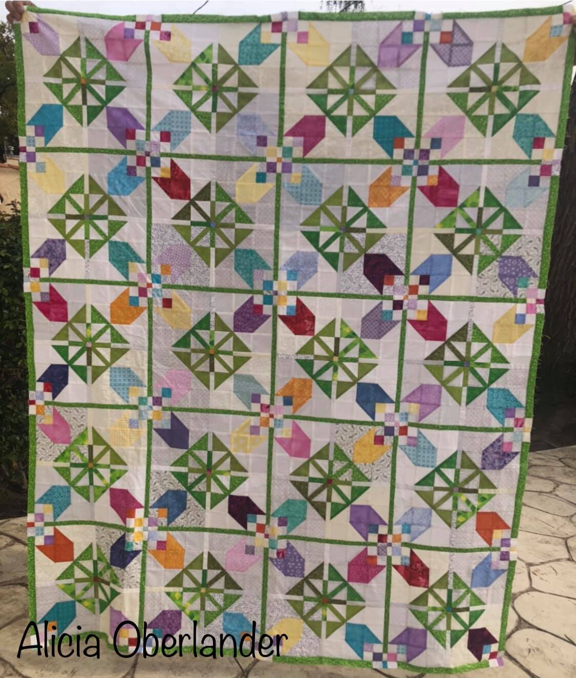 Quiltville's Quips & Snips!!: Rivanna Runner Bound - DONE!