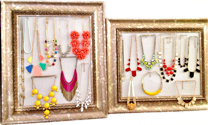 Style-Delights: DIY Tutorial: How To Make Necklace Organizer With ...