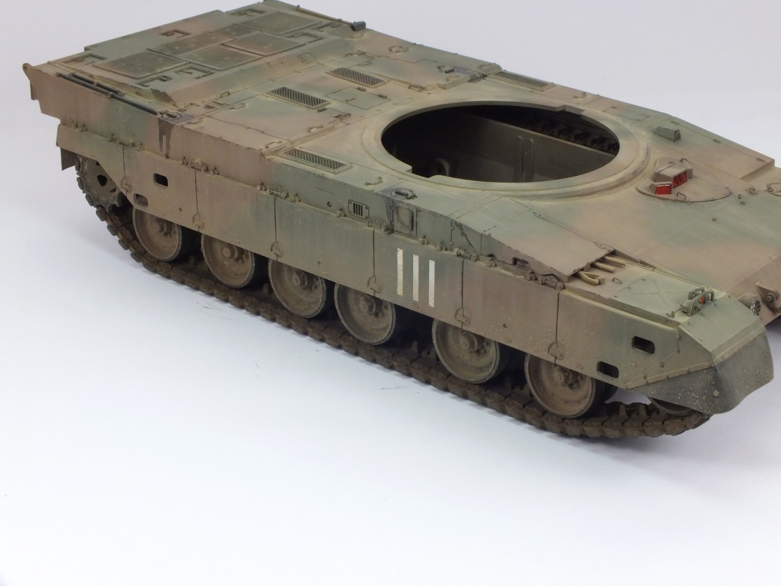 Pete's Model World : Type 90 Hull Weathering