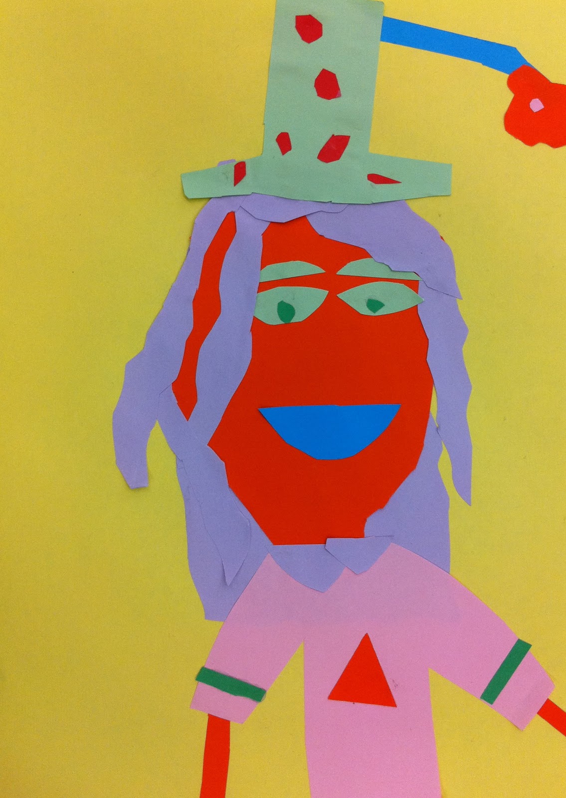 Art Class with Naomi: Coloured Paper Self-portraits