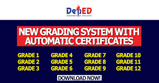 New Grading System with Automatic Certificates for Grades 1 to 12 ...
