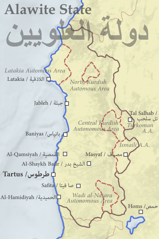 Alternate History Weekly Update: Map Monday: Alawite State by ... Alternate History Weekly Update: Map Monday: Alawite State by ...
