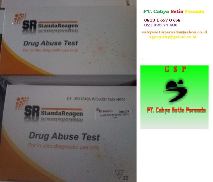 StandaReagent Rapid test Murah: SR Drugs Test /Multi Drugs Test/ tes ...