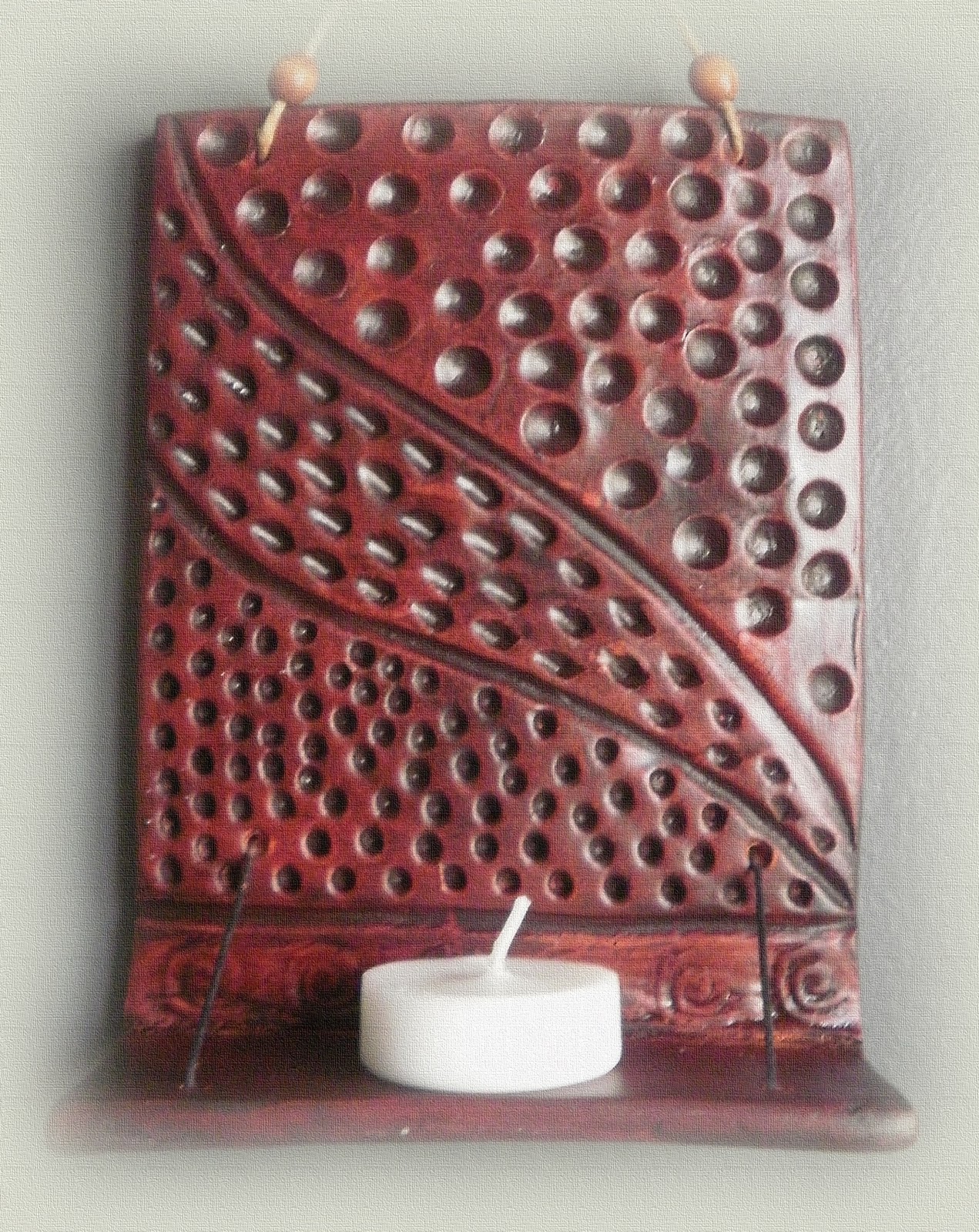 misirlou: CANDLE HOLDER for wall - DIY