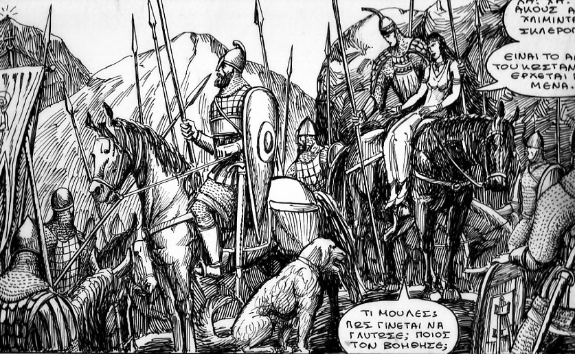 Σκέψεις και ζωγραφική -Τα ακριτικά έπη-: 06/12/11