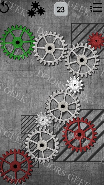 Gears Logic Puzzles Level 23 Solution ~ Doors Geek