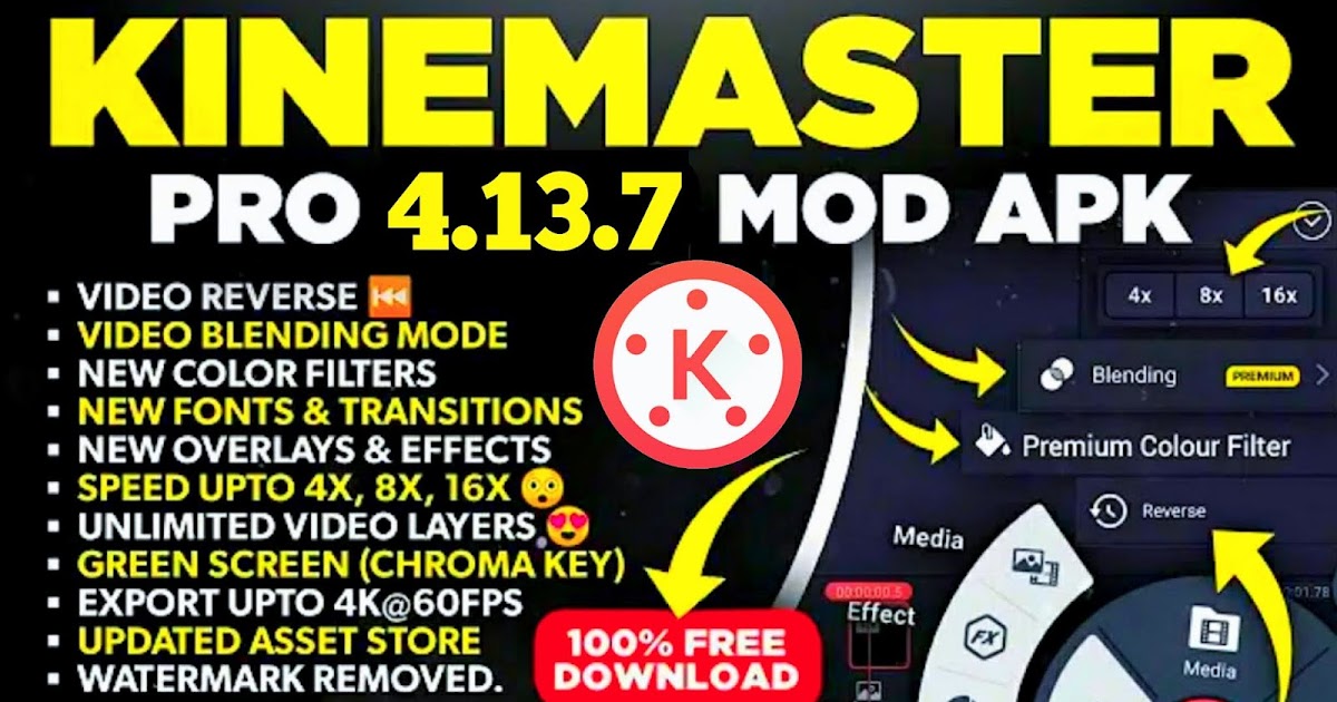 KineMaster - Video Editor, Video Maker 4.13.7.15948.GP (No Watermark)