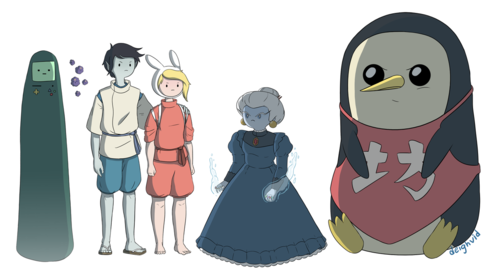 Adventure time: hayao miyazaki movie as adventure time ^ w