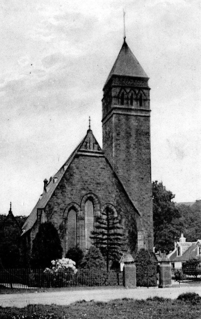 Tour Scotland: Old Photograph Church Lamlash Isle Of Arran Scotland