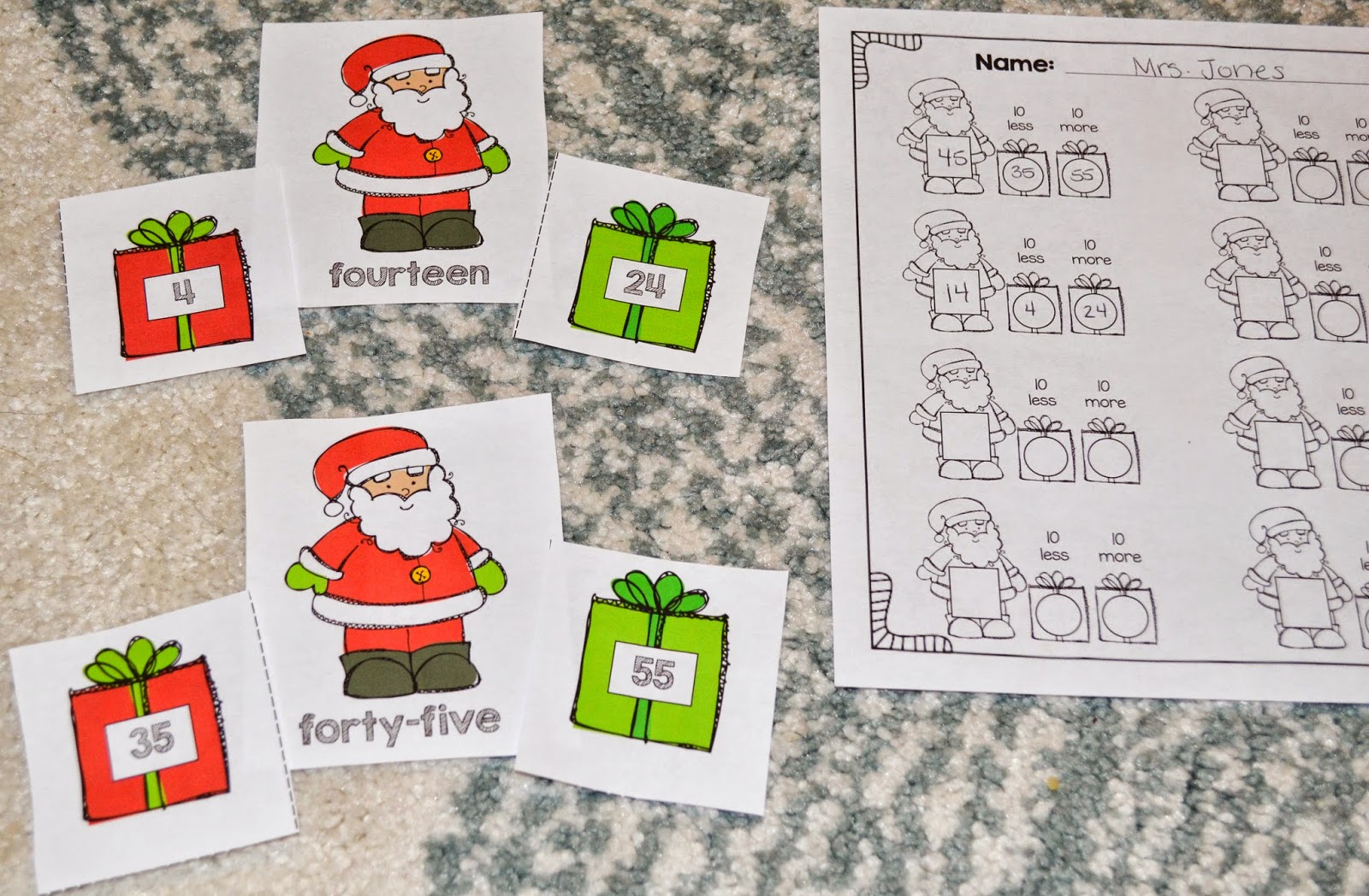 First Grade Math Centers for the Whole Year - Susan Jones Teaching