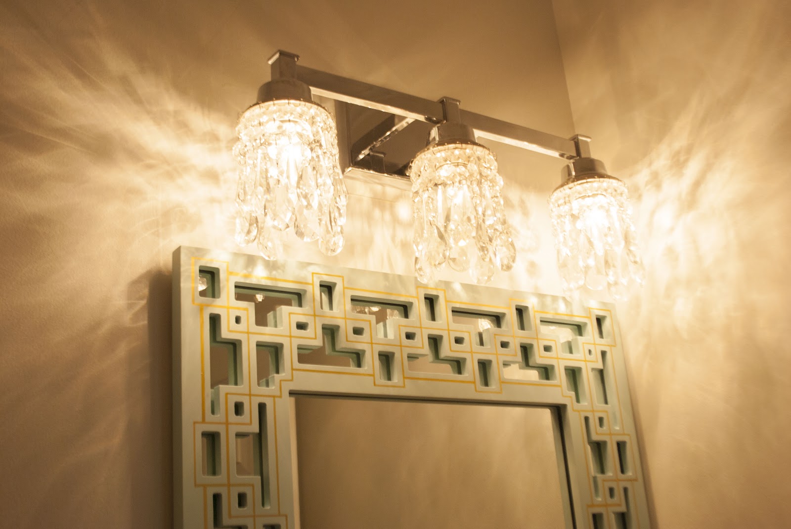 Gold and Mint Sharpie Mirror - Cuckoo4Design