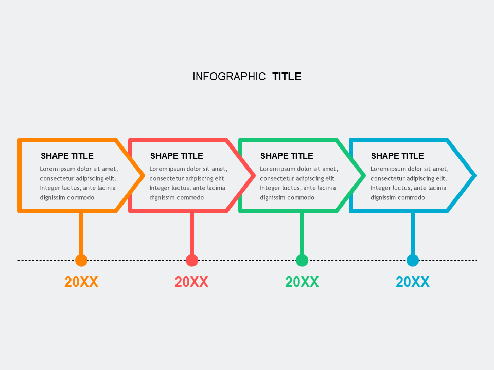 Arrow Dot On Timeline PowerPoint Templates - PowerPoint Free