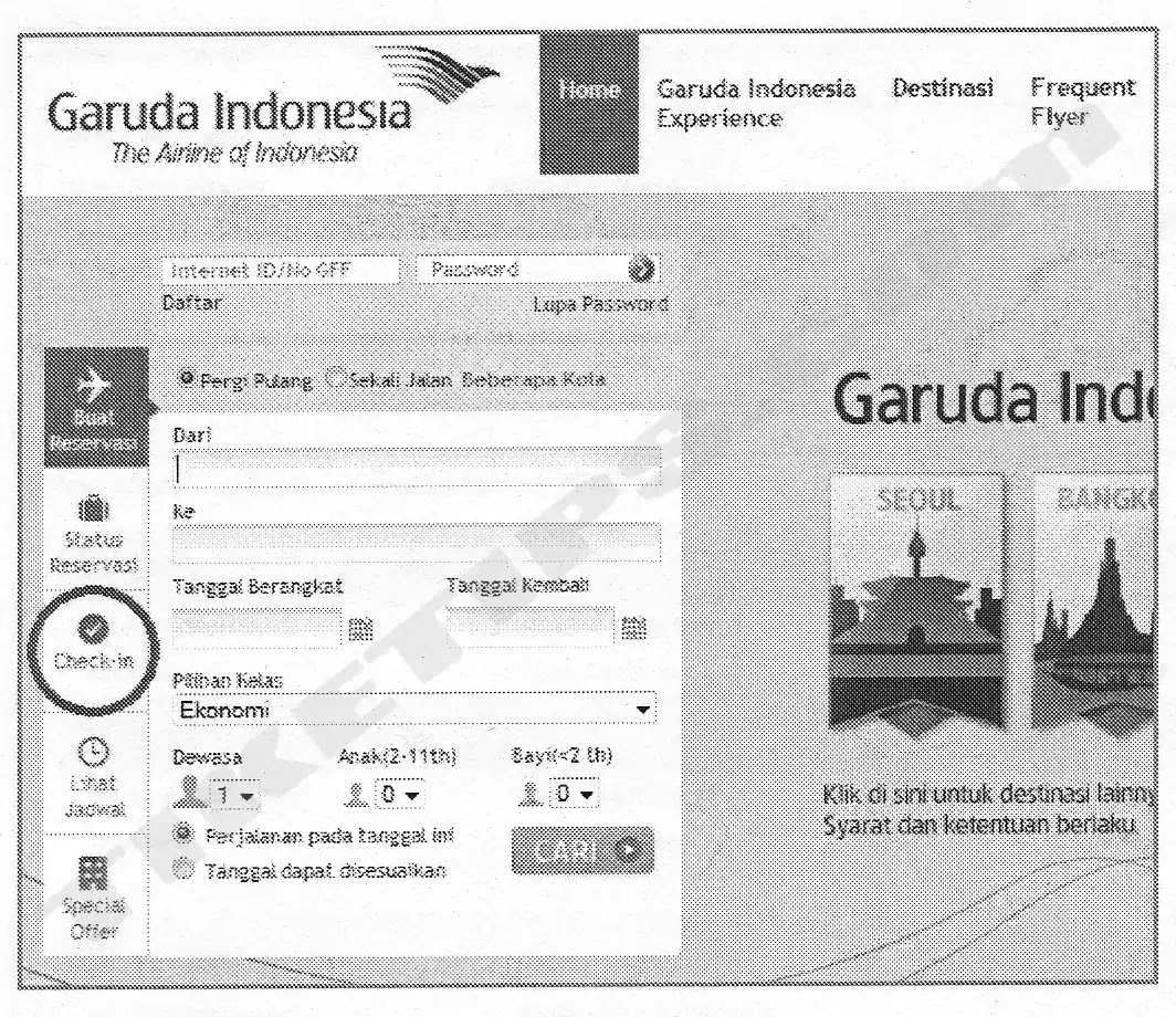 Panduan Lengkap Check In Tiket Garuda Indonesia - TIKETIPS.com