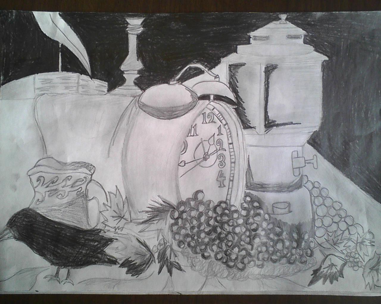 Mrs. Johnson's Art 1, 2, and 3: Finished Value Still Life Examples