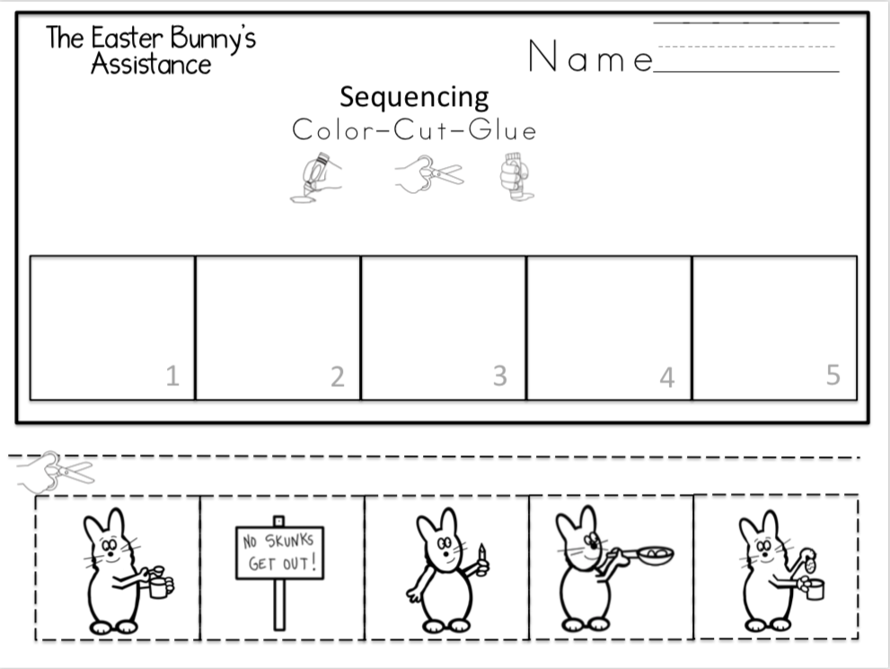 THE EASTER BUNNY'S ASSISTANT BOOK UNIT ~ Book Units by Lynn