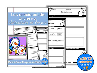 Oraciones en Invierno - Material Didactico para tus clases
