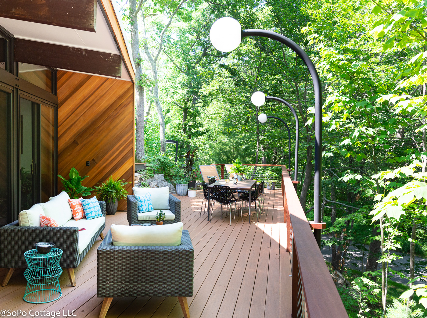 SoPo Cottage: Recreating a Mid-Century Deck