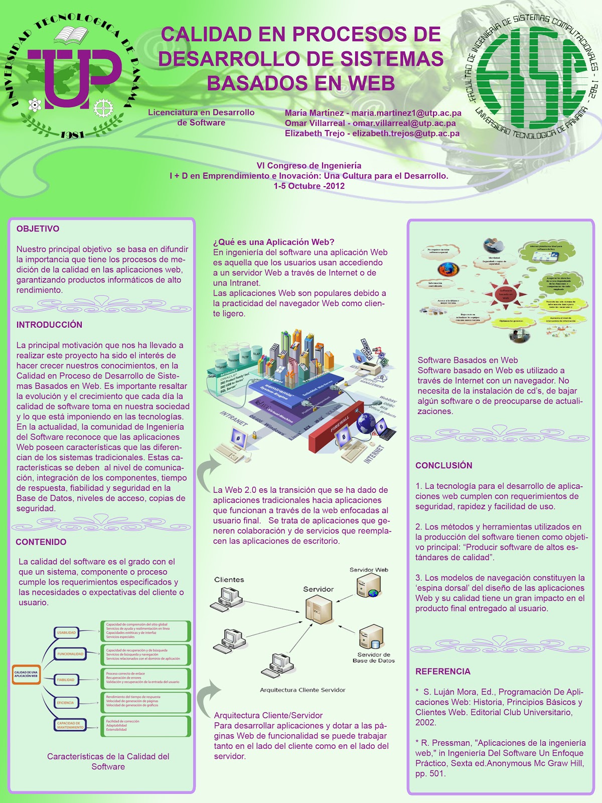 Póster Científico en el VI Congreso de Ingeniería I + D en ...