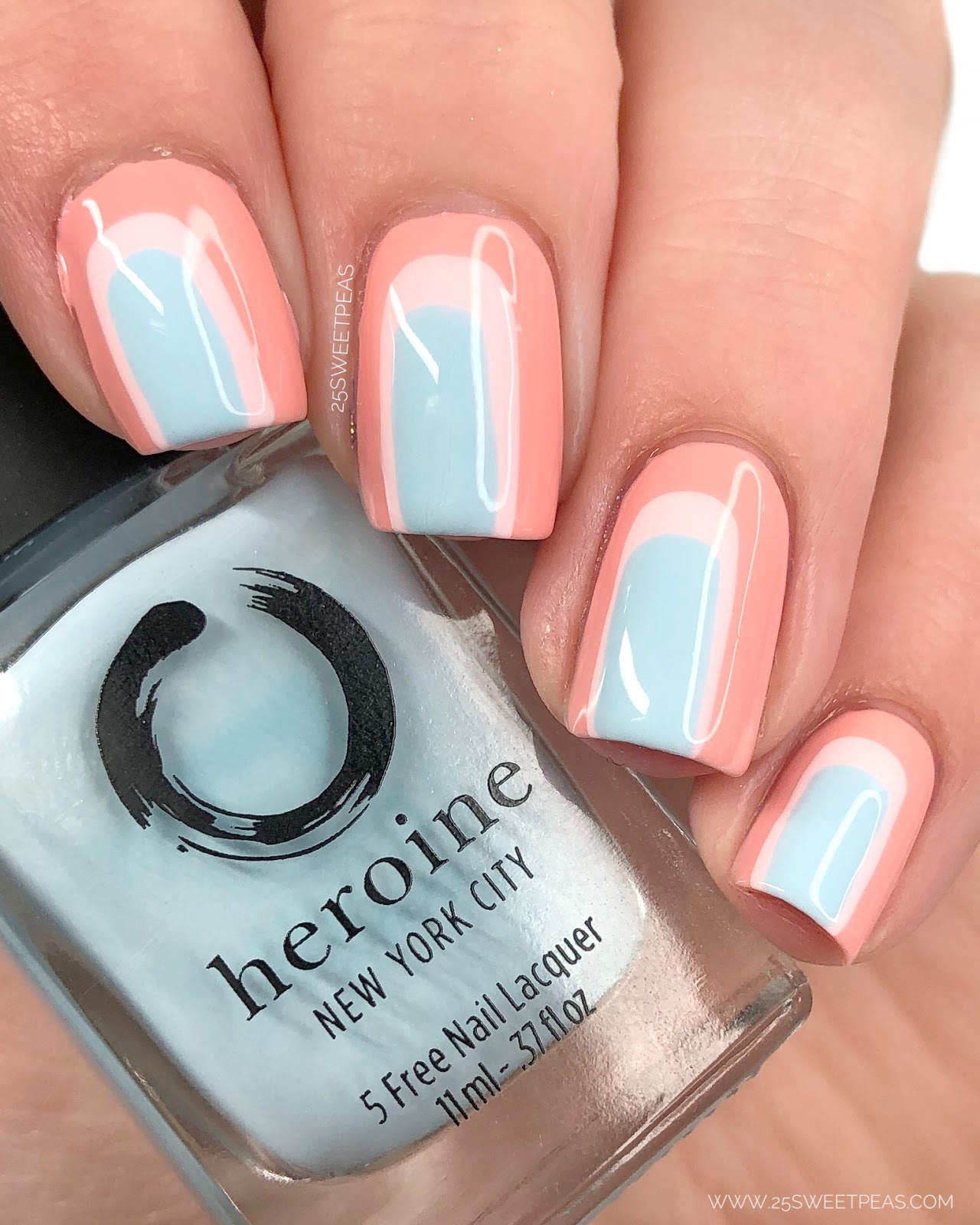 3 Super Simple Abstract Nail Art | Color Palette No. 1 — 25 Sweetpeas