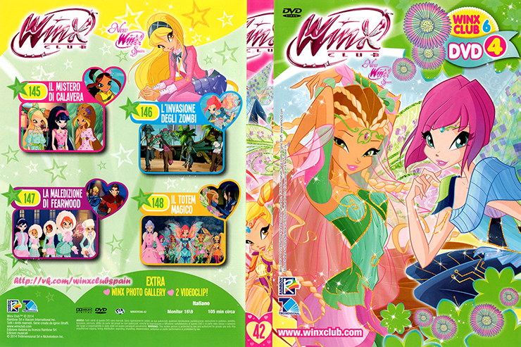 ¡Caratula 4º DVD Winx Club 6º temporada en Italia! - Winx Club All